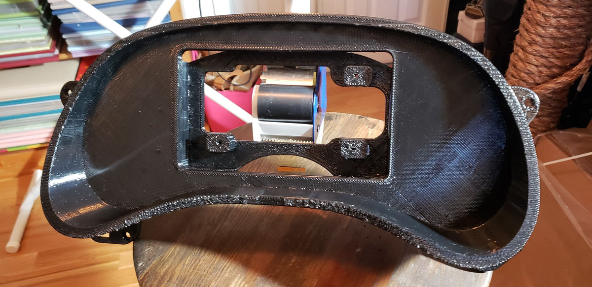3D Printed Gauge Cluster – Raspberry Pi Dashboards